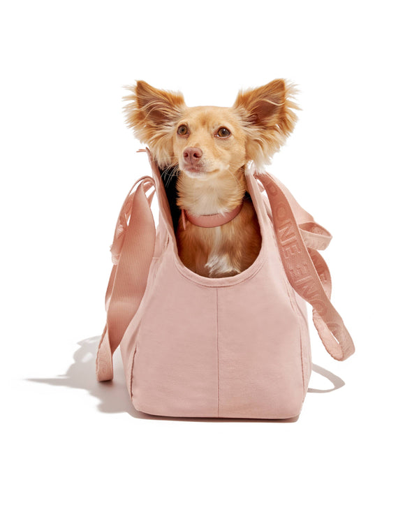 Cotton Everyday Carrier: Pink – Le Chien Bleu NY